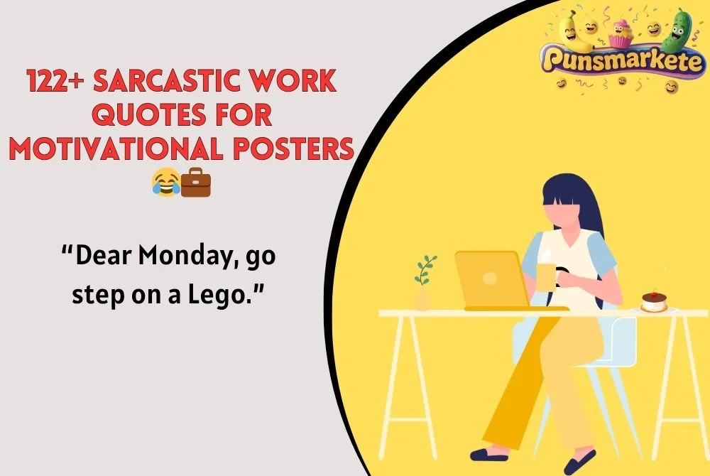 122+ Sarcastic Work Quotes for Motivational Posters 2025! 😂💼