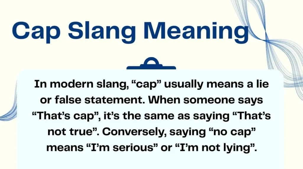 Cap Slang Meaning: What Does “Cap” Really Mean in Texts and Online ...