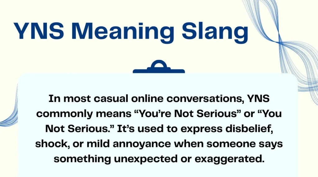 YNS Meaning Slang: What Does “YNS” Mean in Text, Chat, and Social Media ...